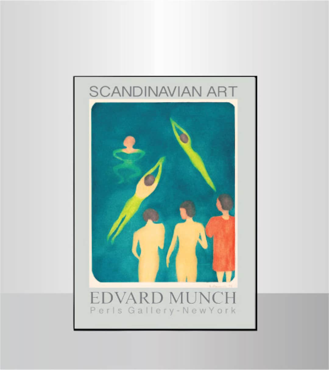 EDVARD MUNCH Poster,munch Art,exhibition Poster,art Print-modern Art ...