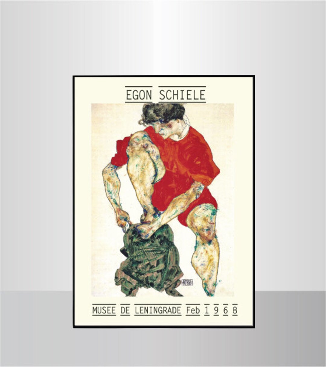 EGON SCHIELE POSTER 1915,german Expressionist,fine Art Poster,gallery ...