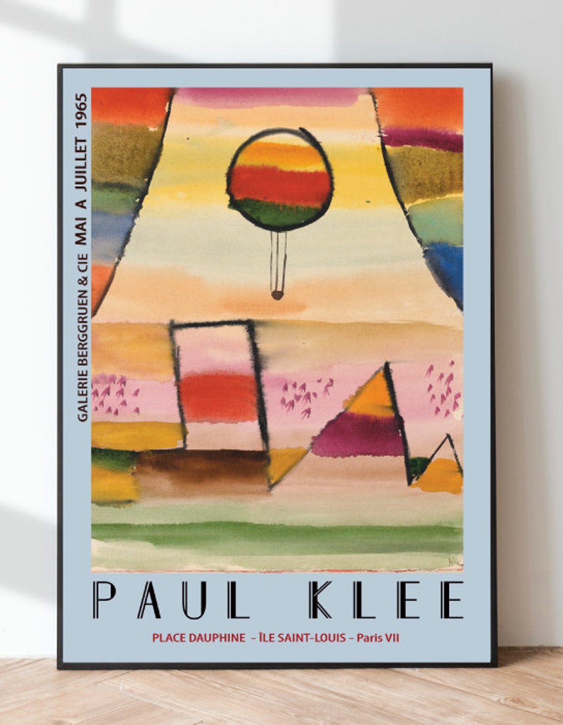 PAUL KLEE POSTER 1965paul Klee Posterpaul Klee Art | Etsy