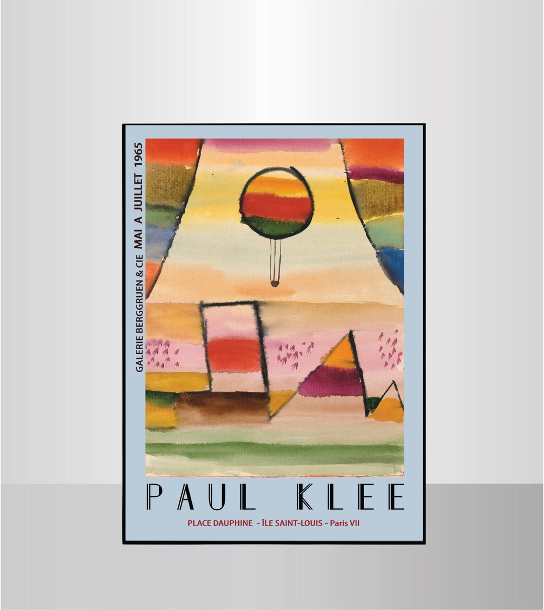 PAUL KLEE POSTER 1965paul Klee Posterpaul Klee Art - Etsy