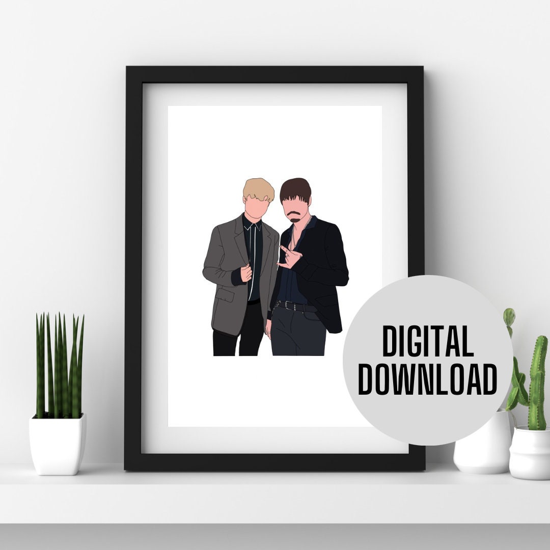 Sam & Colby Wall Art Print / 4x6, 8 X10 - Etsy