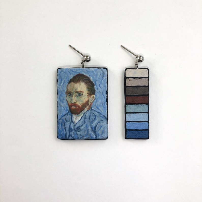 Handmade Miniature Vincent Van Gogh's Self-portrait 1889 | Etsy
