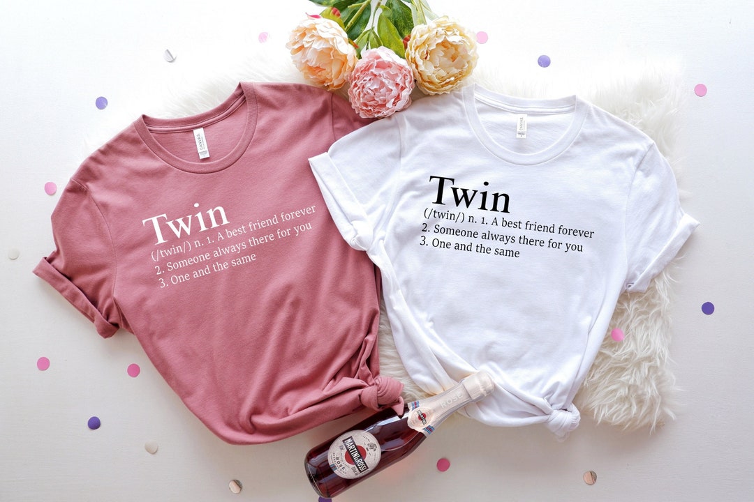 Matching Twin Definition T-shirts, Friend Forever Shirts - Etsy