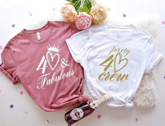 40 Birthday Shirt 40th Birthday Shirts 40th Birthday Shirt | Etsy