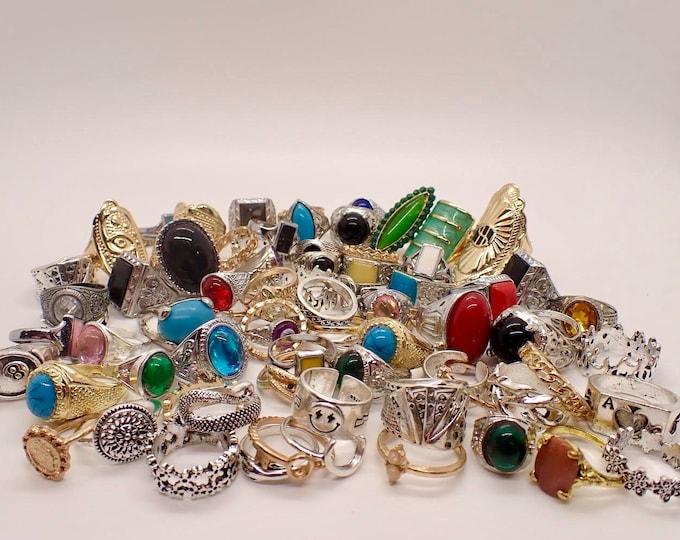 Mystery Pack of Rings, Rings, Vintage Rings, Statement Rings, Ring Set ...