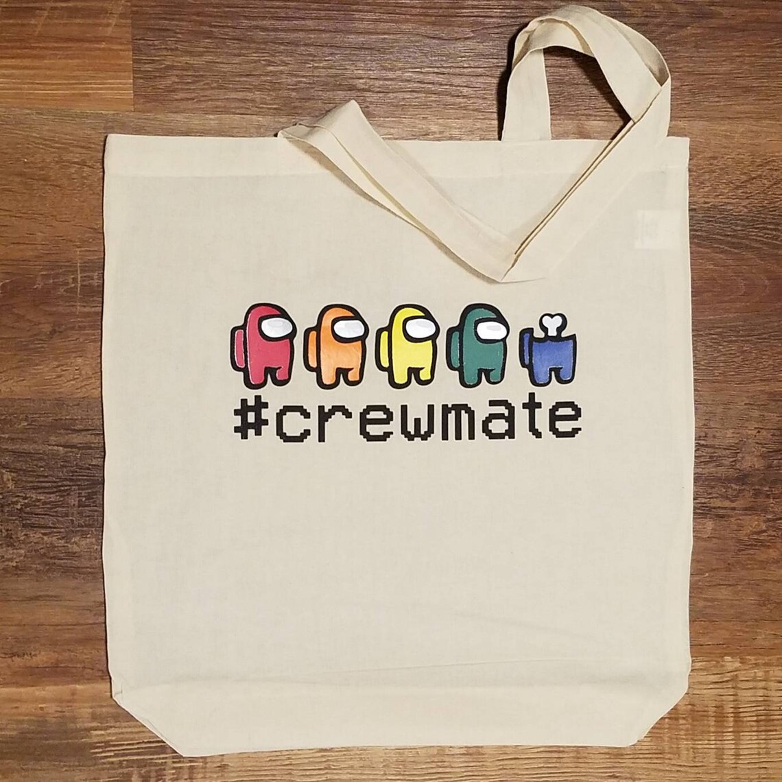 Among Us Gift Bag Among Us Crewmate Game Themed Reusable | Etsy