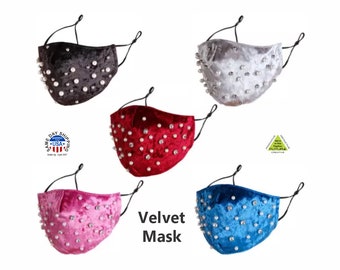 White Pearl Mask | Etsy