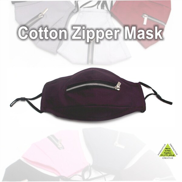 Zipper Face Mask - Etsy