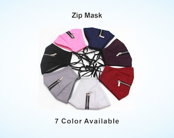 Zipper Face Mask | Etsy
