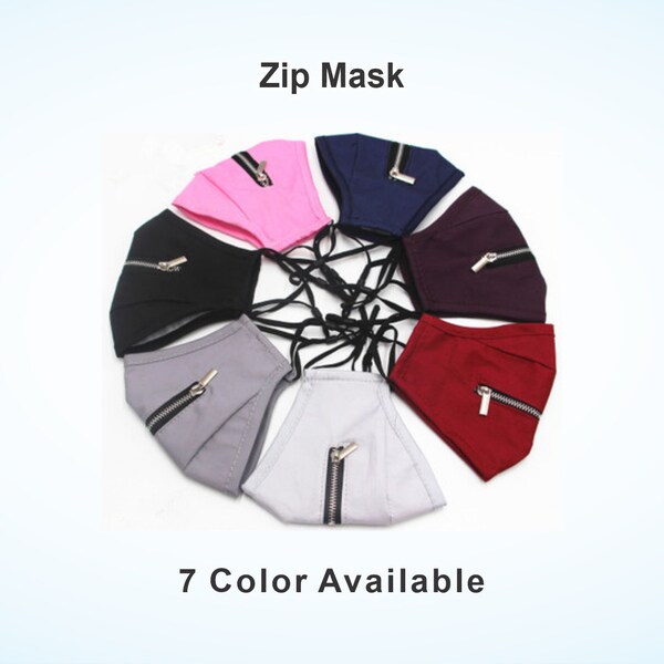 Zipper Face Mask - Etsy