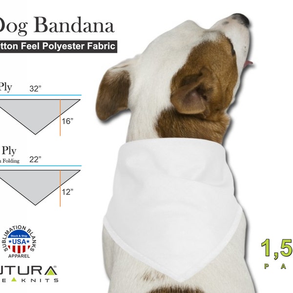 Dog Bandana Sublimation - Etsy