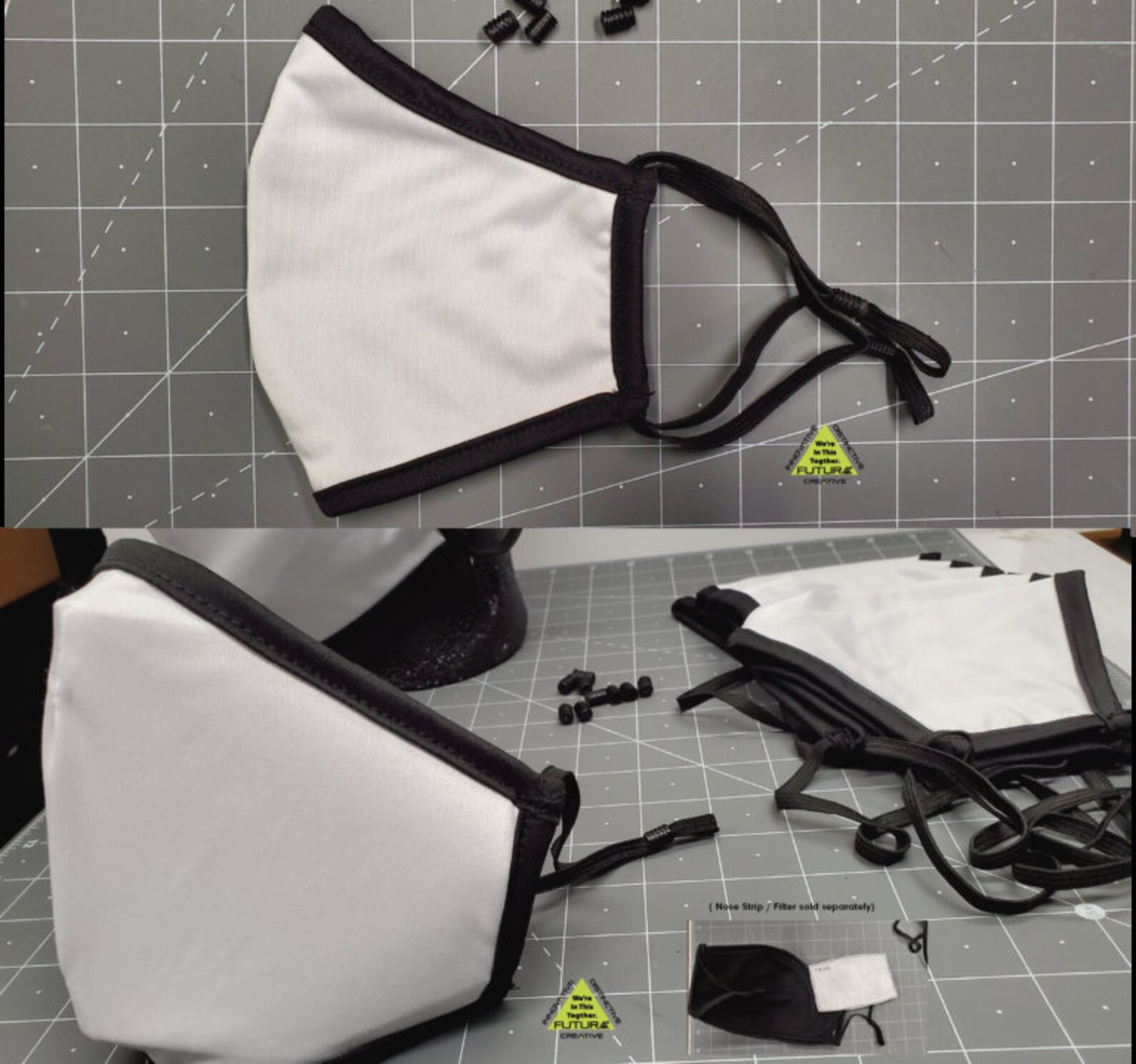 Youth U Style White-black Trim Stretchable Sublimation Spandex - Etsy