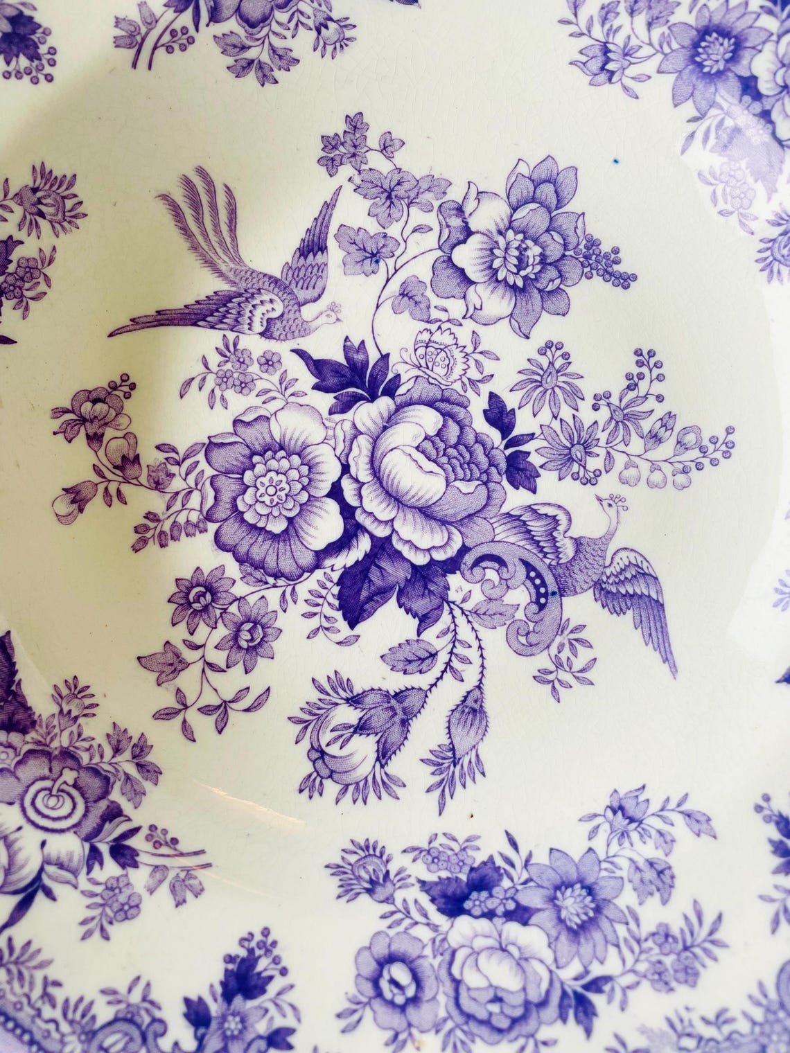 Vintage Porcelain Deep Plate GUSTAVSBERG / Porcelain Collectible Plate ...