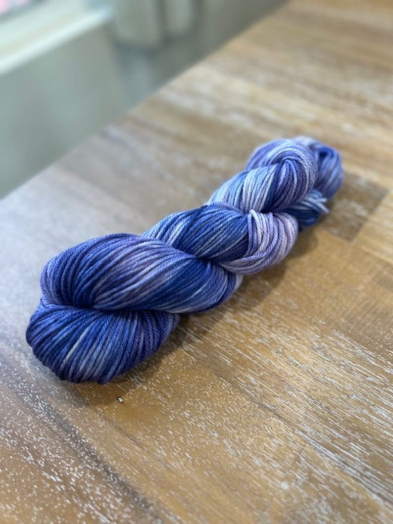 Hydrangea Raindrops, Purple, Light Purple, Pink, Hand Dyed Yarn ...