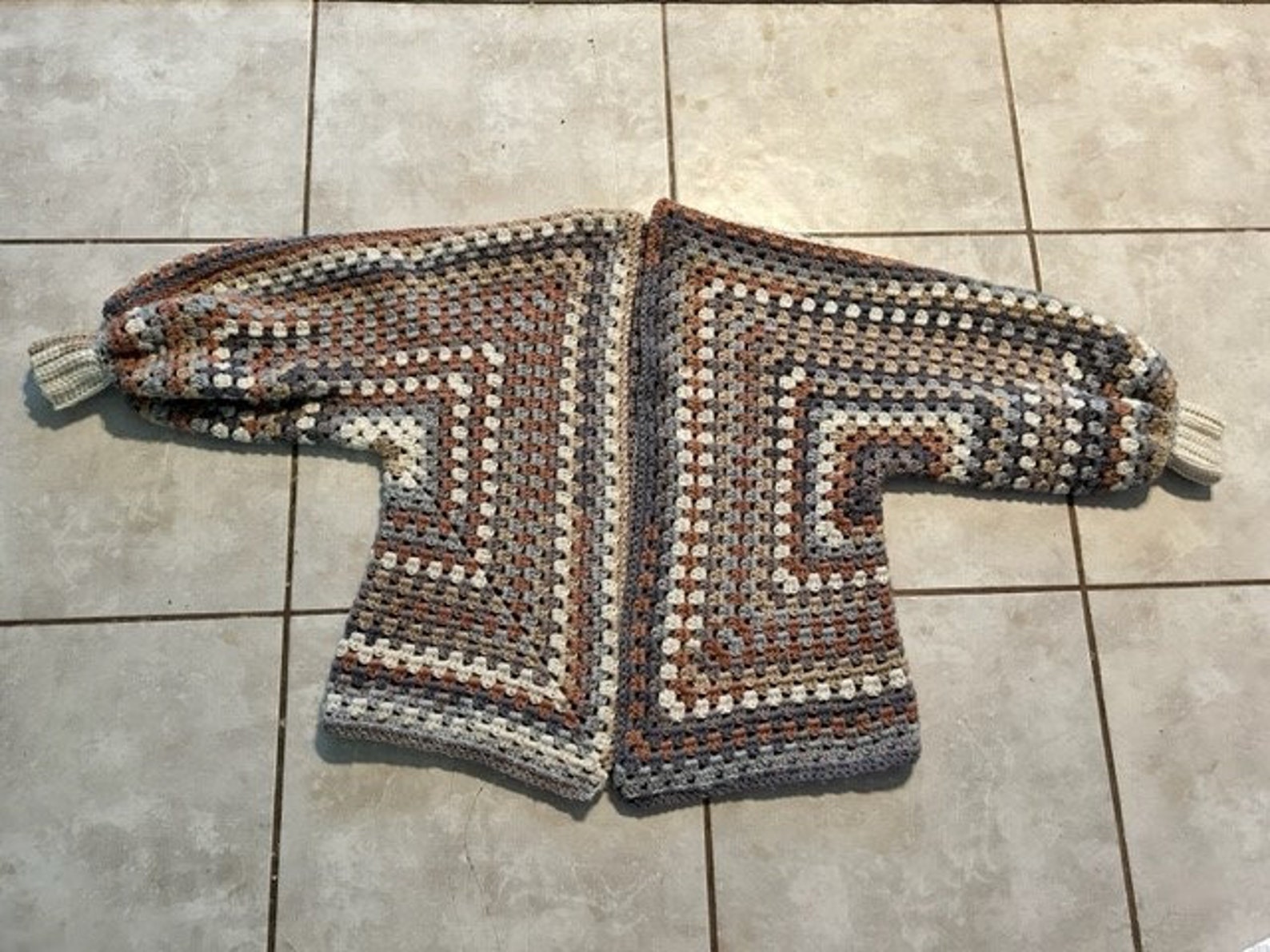 Granny Square Cardigan Pattern - Etsy
