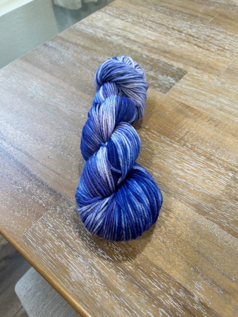 Hydrangea Raindrops, Purple, Light Purple, Pink, Hand Dyed Yarn ...