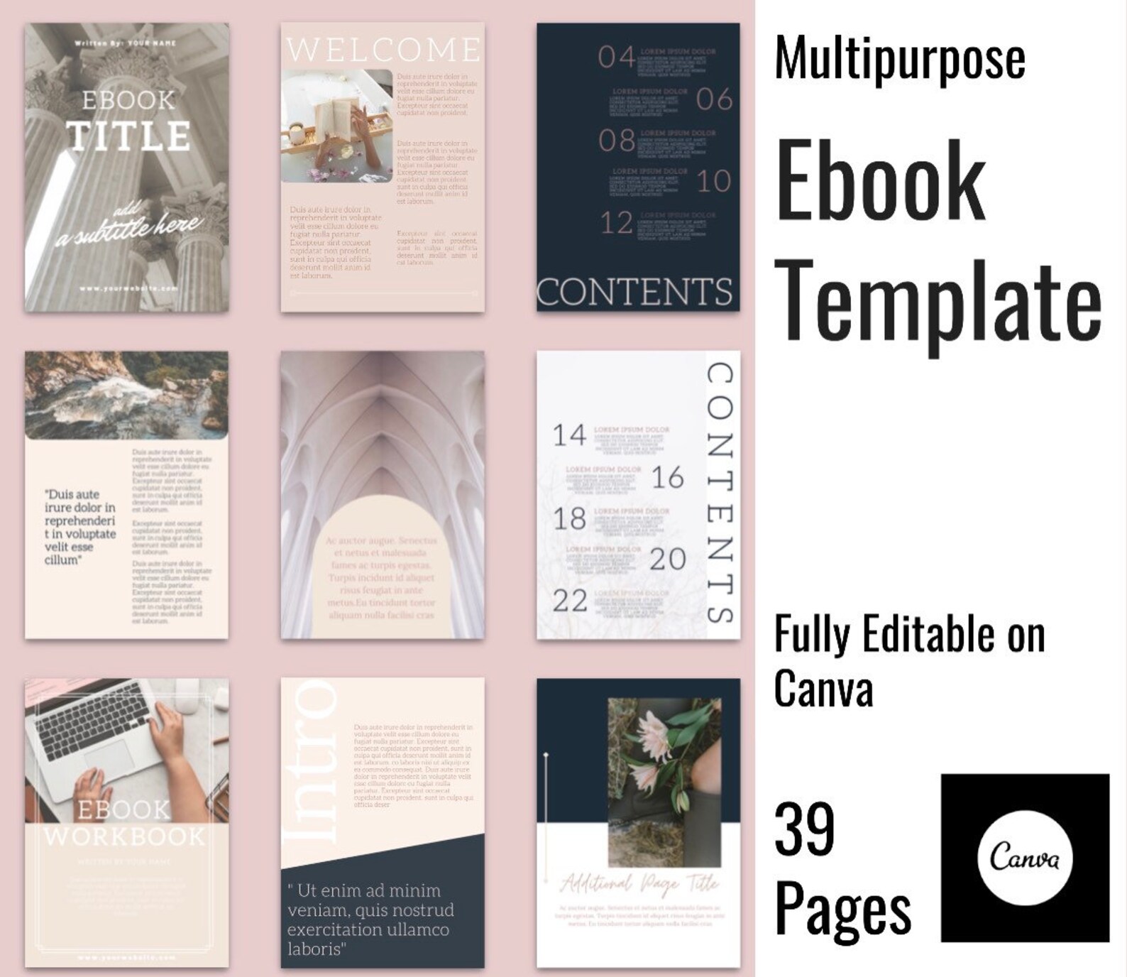Ebook Template Canva