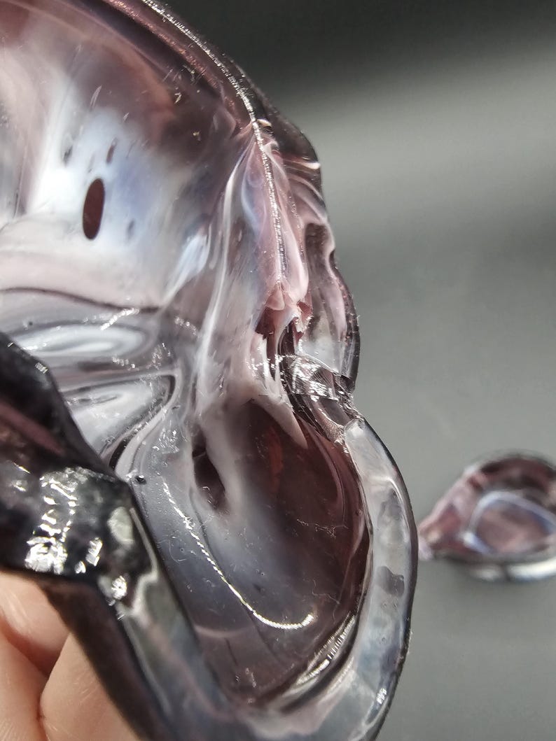 Ferdinand the Bull Purple Slag Glass Mustard Dish - Etsy