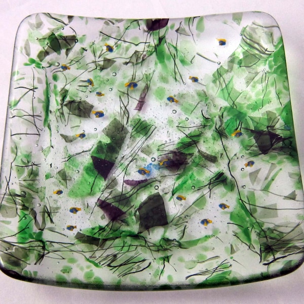 Fused Glass Wine Bottle - Etsy