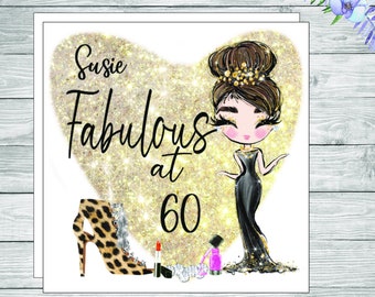 Funny 60th Birthday Card for Her Sarcastic Birthday Card for - Etsy