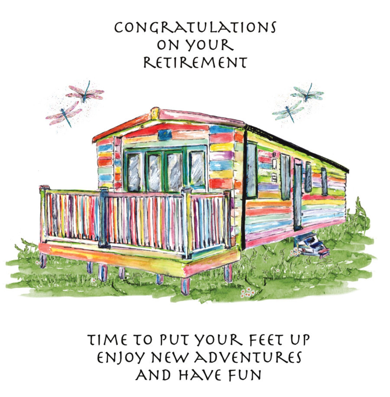 Retirement Card for a Caravan Lover, Caravan Life, Camping, Caravanning ...