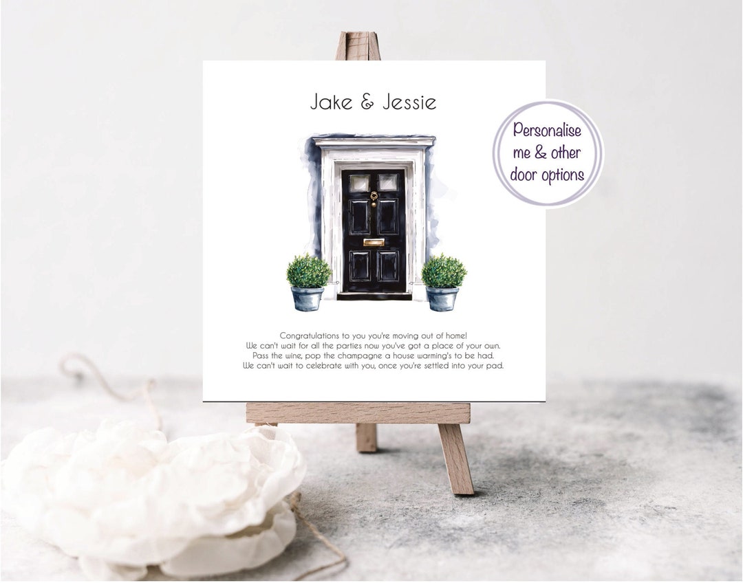 Personalised New Home Card, Moving to New Pad, Leaving a Family Home ...