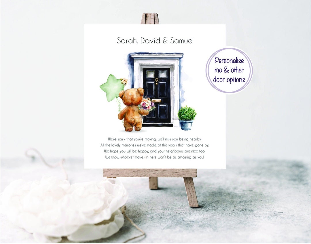 Personalised New Home Card, Sorry Your Are Leaving Card, Cards for ...