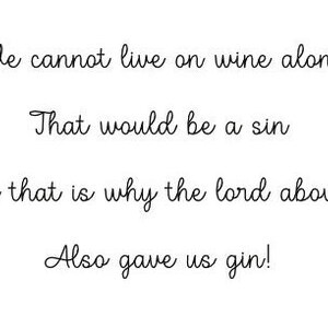 Personalised Cocktail Birthday Card for Her, Gin Birthday Card for Her ...