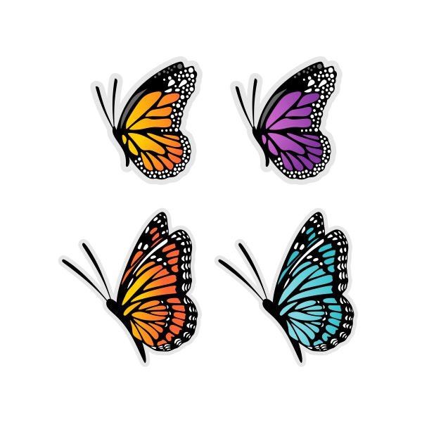 Flying Butterfly Cuttable Design SVG PNG DXF & Eps Designs - Etsy