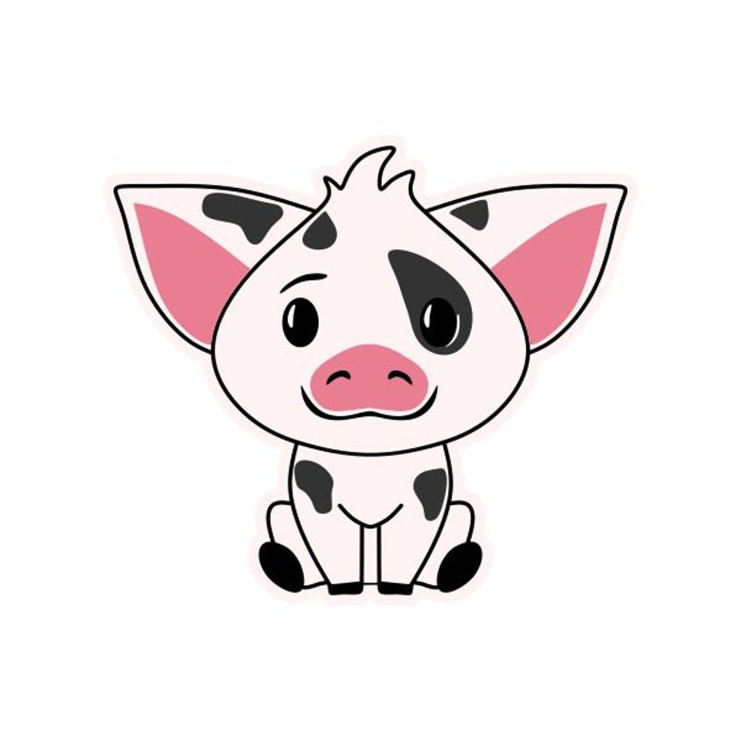 Spotted Pig Cuttable Design SVG PNG DXF & Eps Designs Cricut Cameo File ...
