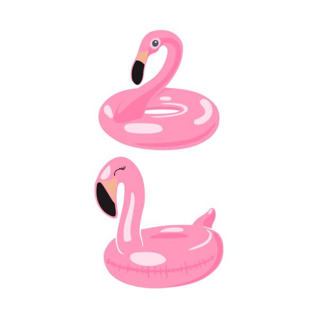 Flamingo Pool Float Cuttable Design SVG PNG DXF & Eps Designs Cricut ...