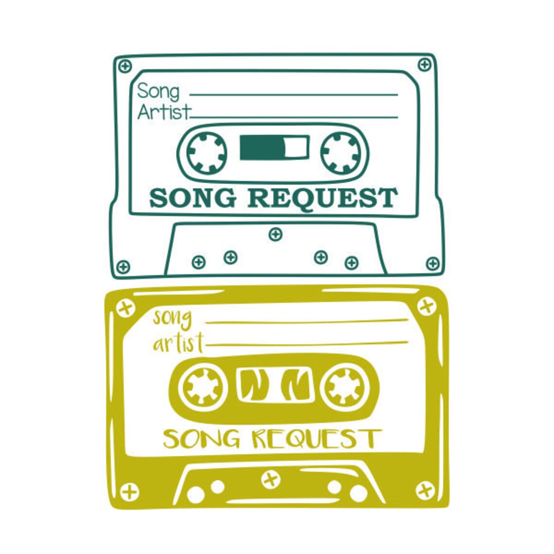 Cassette Tape Cuttable Design SVG PNG DXF & Eps Designs Cricut - Etsy