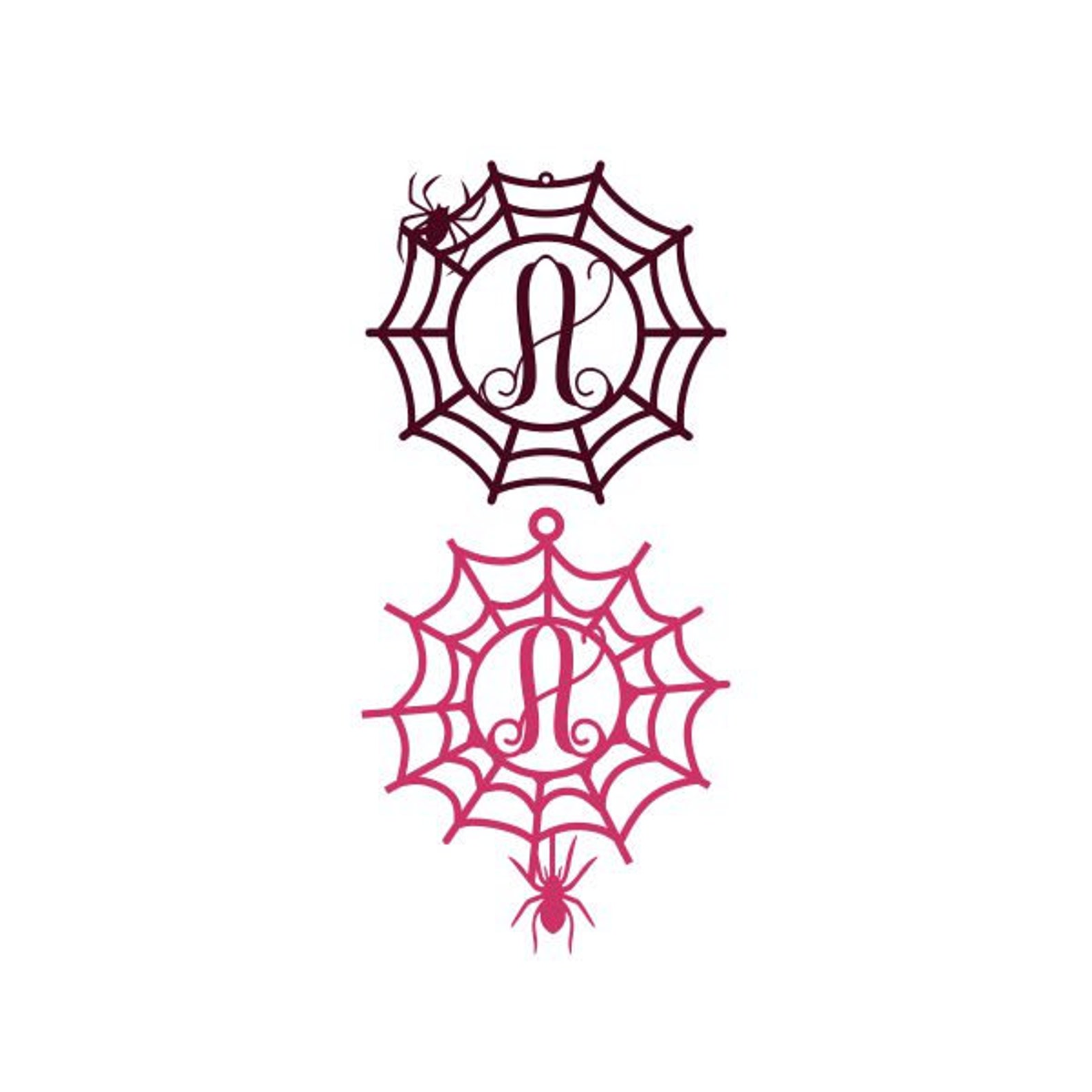 Spider Web Frame Cuttable Design SVG PNG DXF & Eps Designs - Etsy