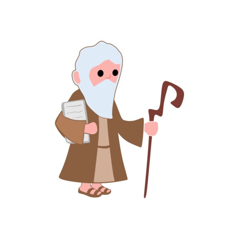 Moses Cuttable Design SVG PNG DXF & Eps Designs Cricut Cameo - Etsy ...