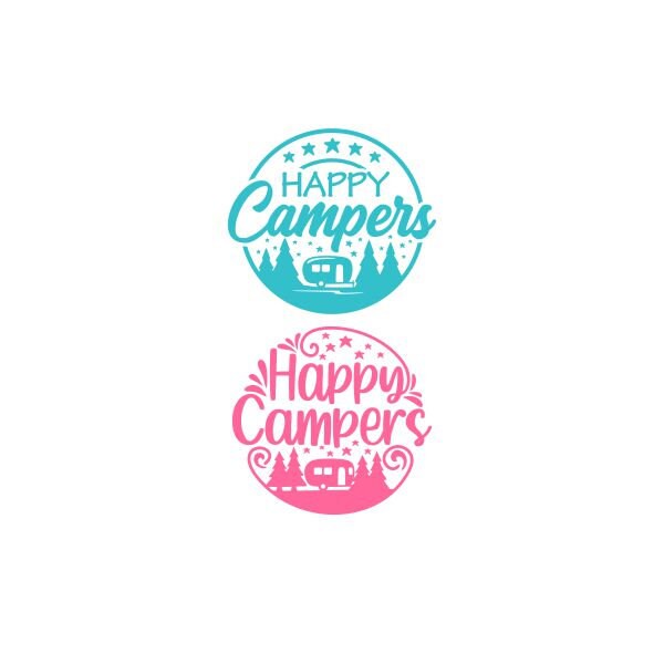 Happy Camper Cuttable Design SVG PNG DXF & eps Designs Cricut | Etsy