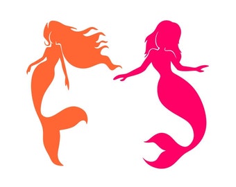 Mermaid Fish Cuttable Design SVG PNG DXF & Eps Designs Cameo File ...