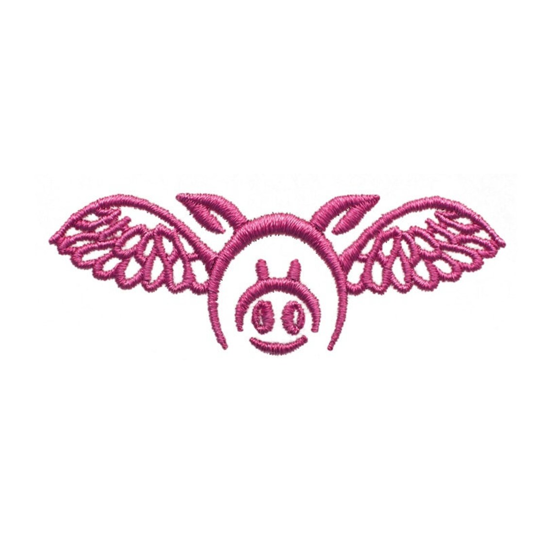 Cute Flying Pig Embroidery Design Instant Download PES DST | Etsy