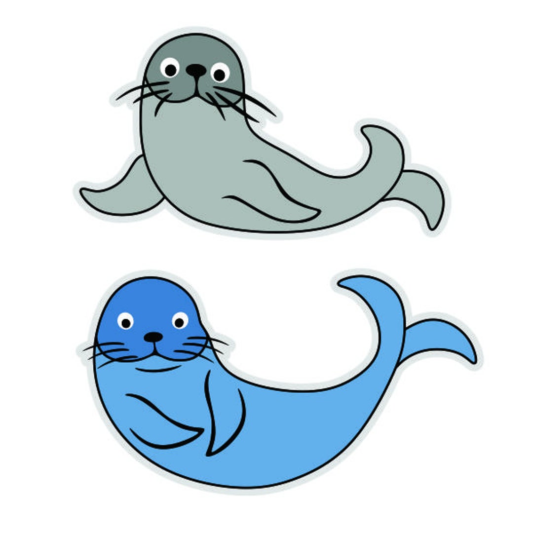 Seal Cuttable Design SVG PNG DXF & Eps Designs Cricut Cameo File ...