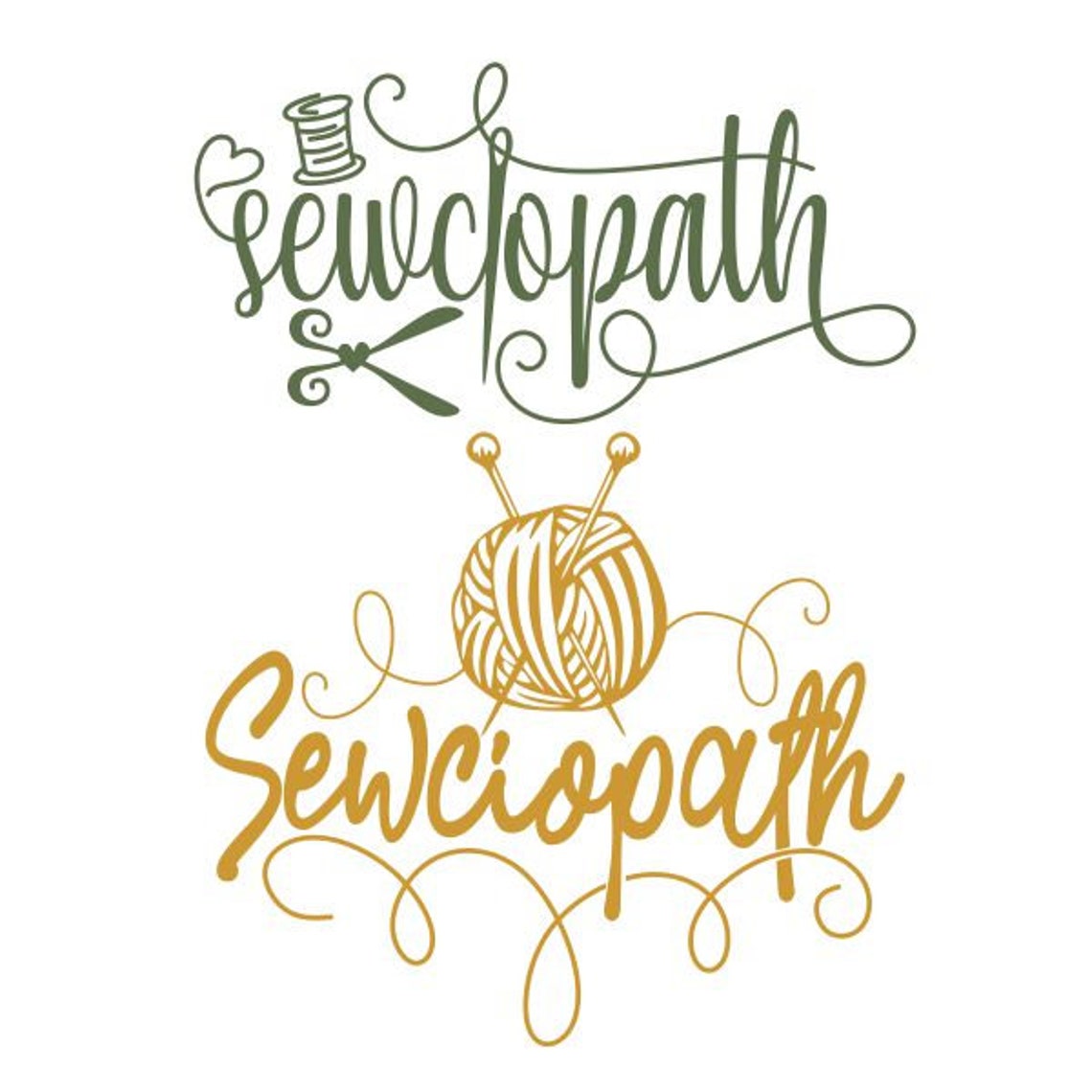 Sewciopath Cuttable Design SVG PNG DXF & Eps Designs Cricut - Etsy