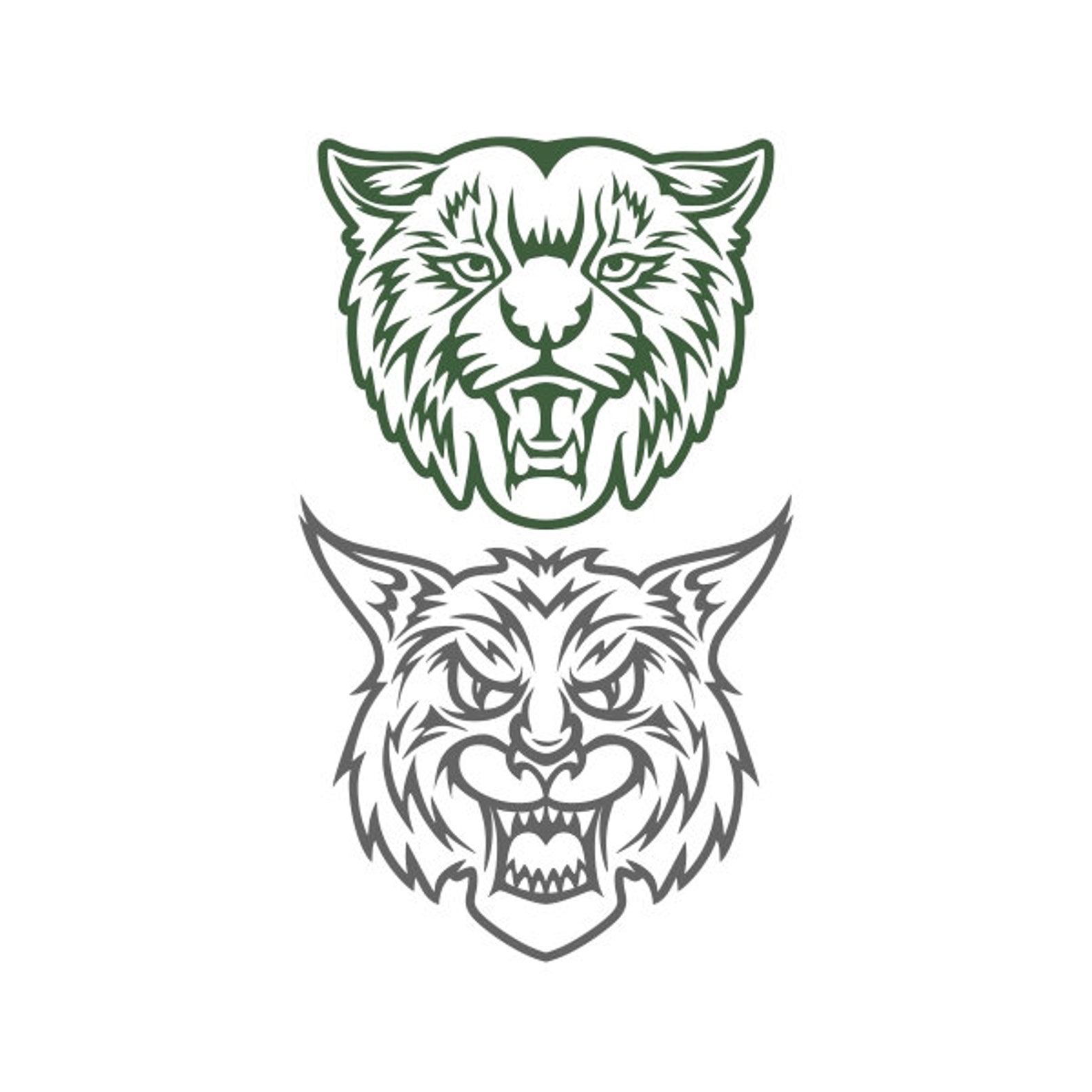 Roaring Roar Bobcat Bob Cat Cuttable Design SVG PNG DXF & Eps - Etsy