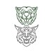 Roaring Roar Bobcat Bob Cat Cuttable Design SVG PNG DXF & Eps Designs ...