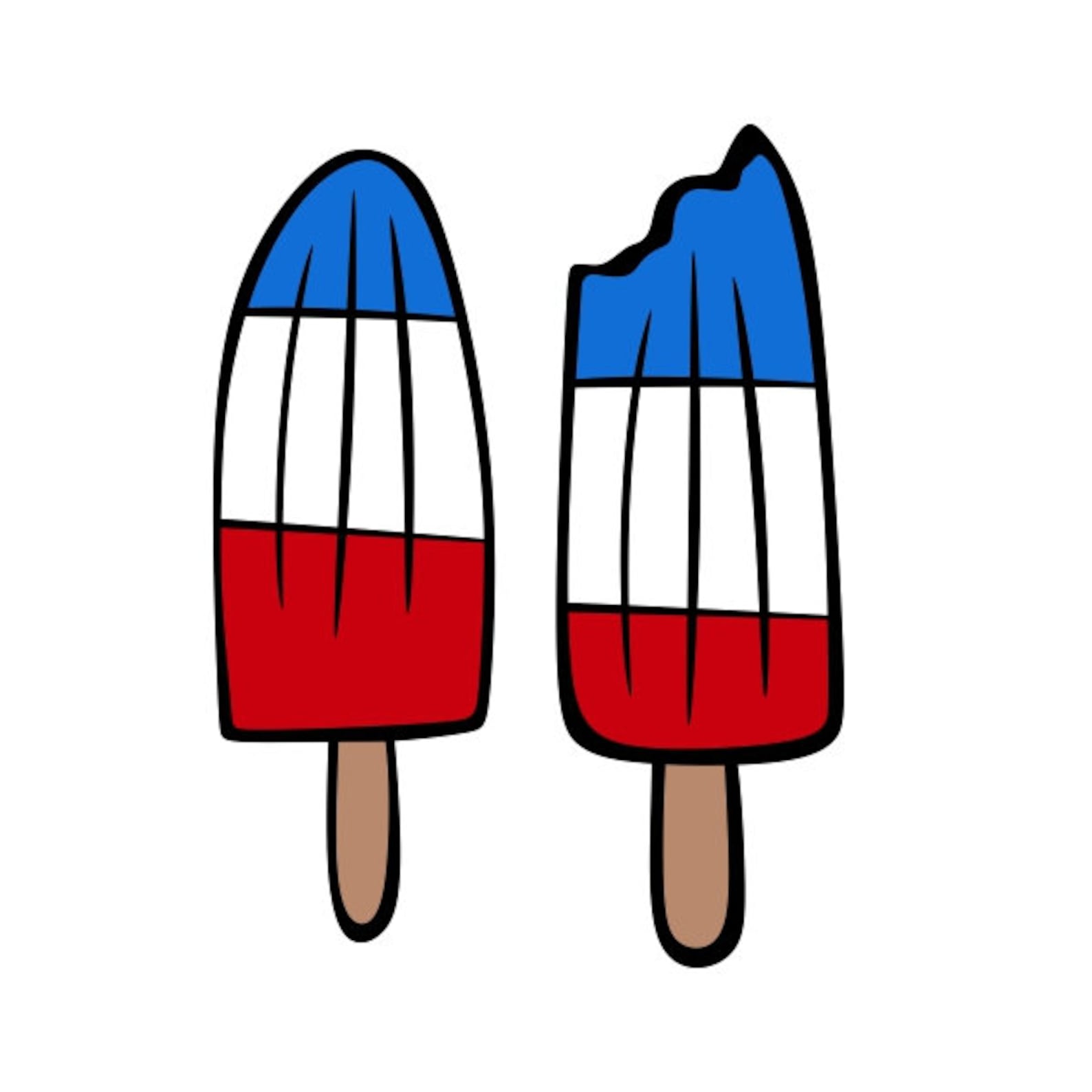 Rocket Pop Ice Cream Cuttable Design SVG PNG DXF & Eps Designs Cricut ...