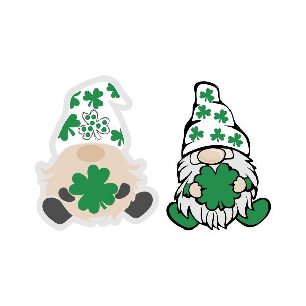 St Patricks Day Gnome Cuttable Design SVG PNG DXF & Eps | Etsy