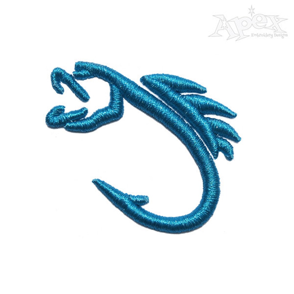 Fishing Hook 3D Puff Embroidery Design Instant Download PES - Etsy