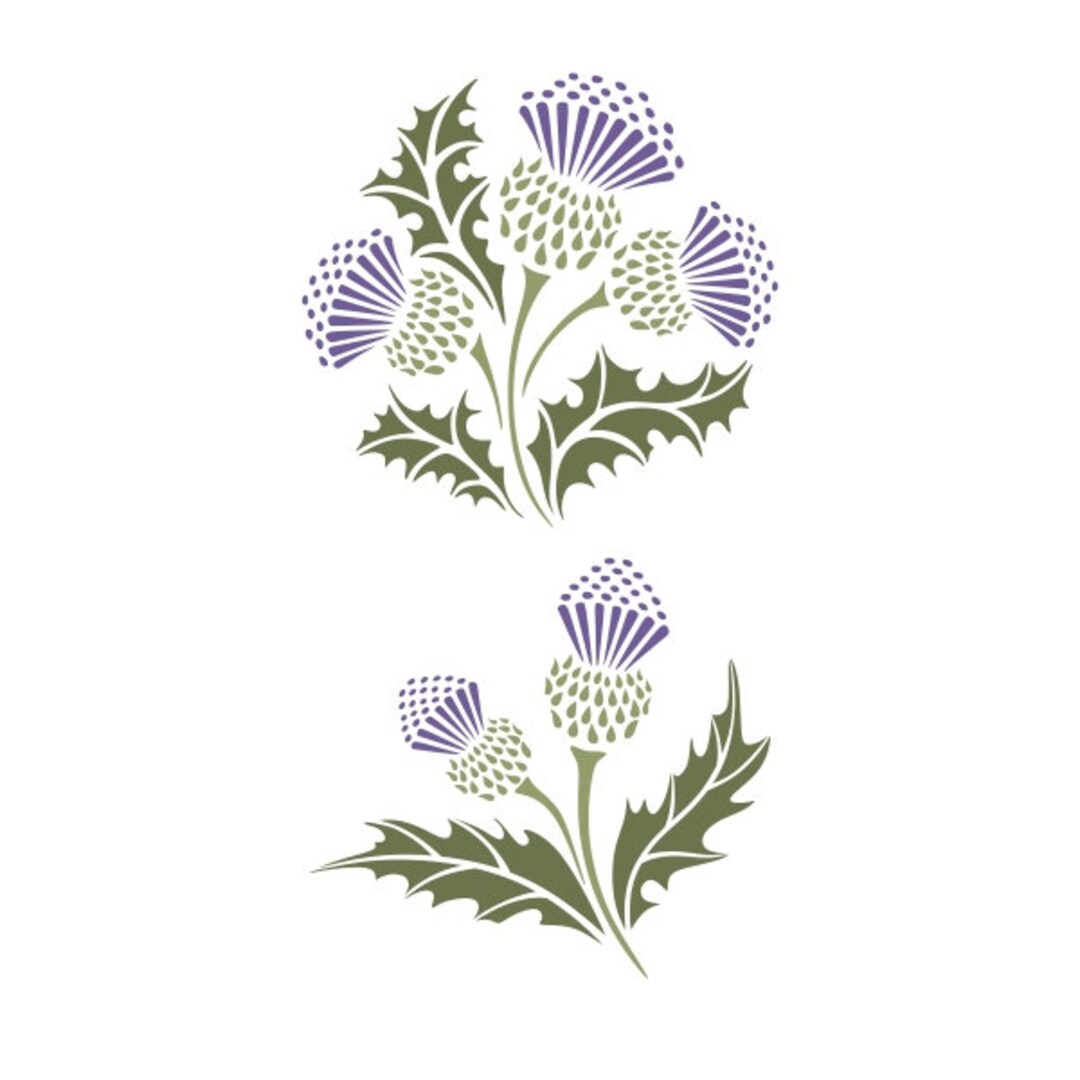 Thistle Cuttable Design SVG PNG DXF & Eps Designs Cricut Cameo File ...