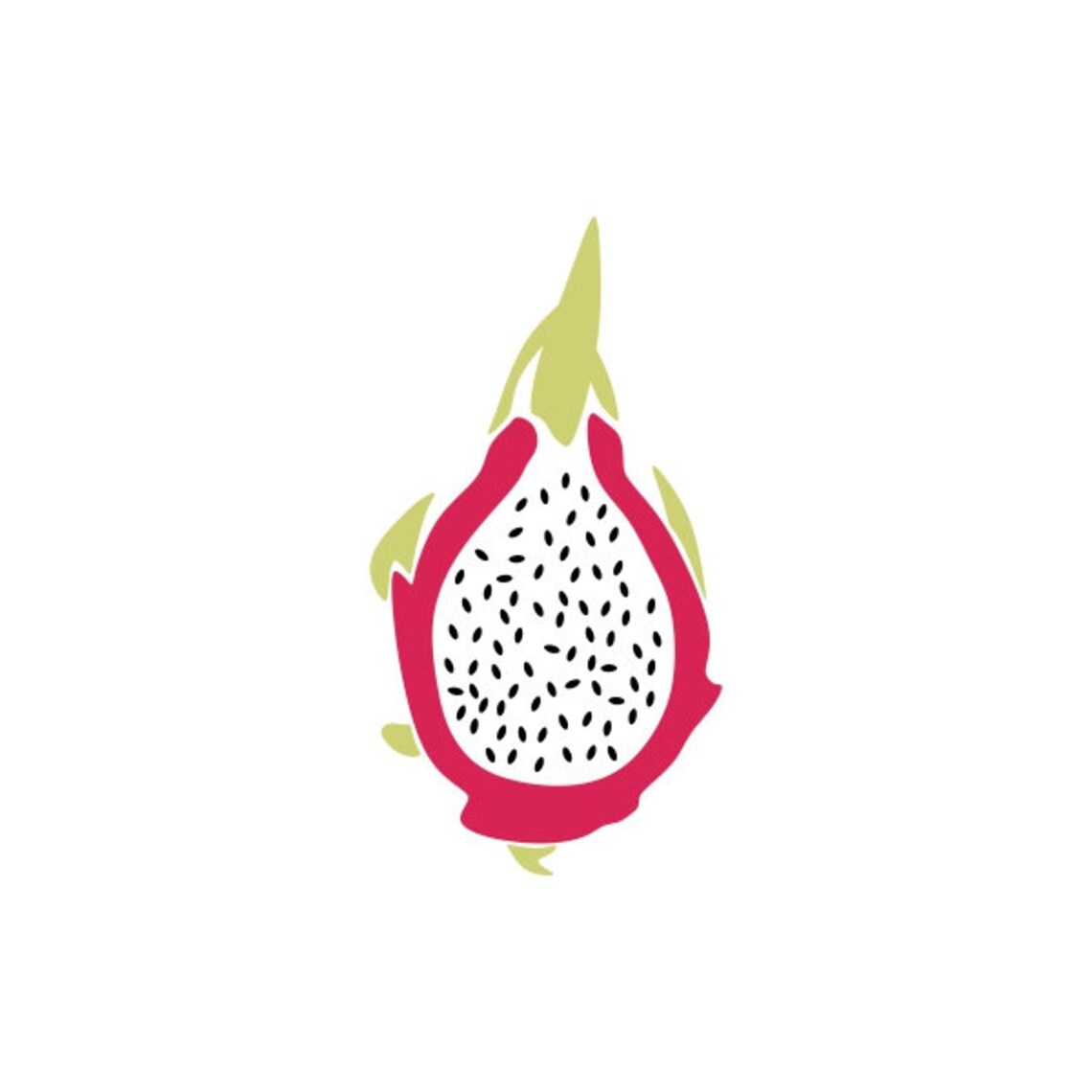 Dragonfruit Pitaya Cuttable Design SVG PNG DXF & Eps Designs - Etsy