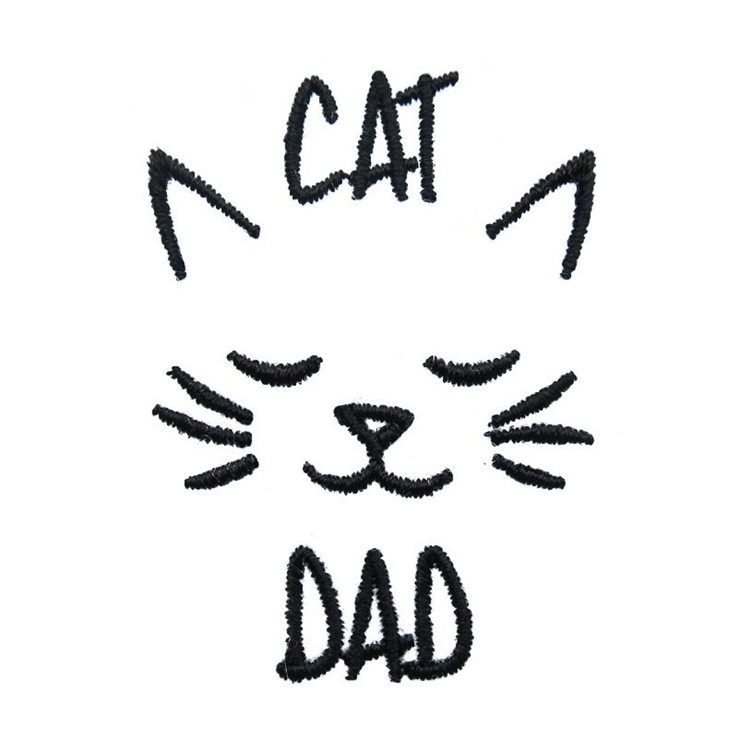 Cat Dad Embroidery Design Instant Download PES DST - Etsy