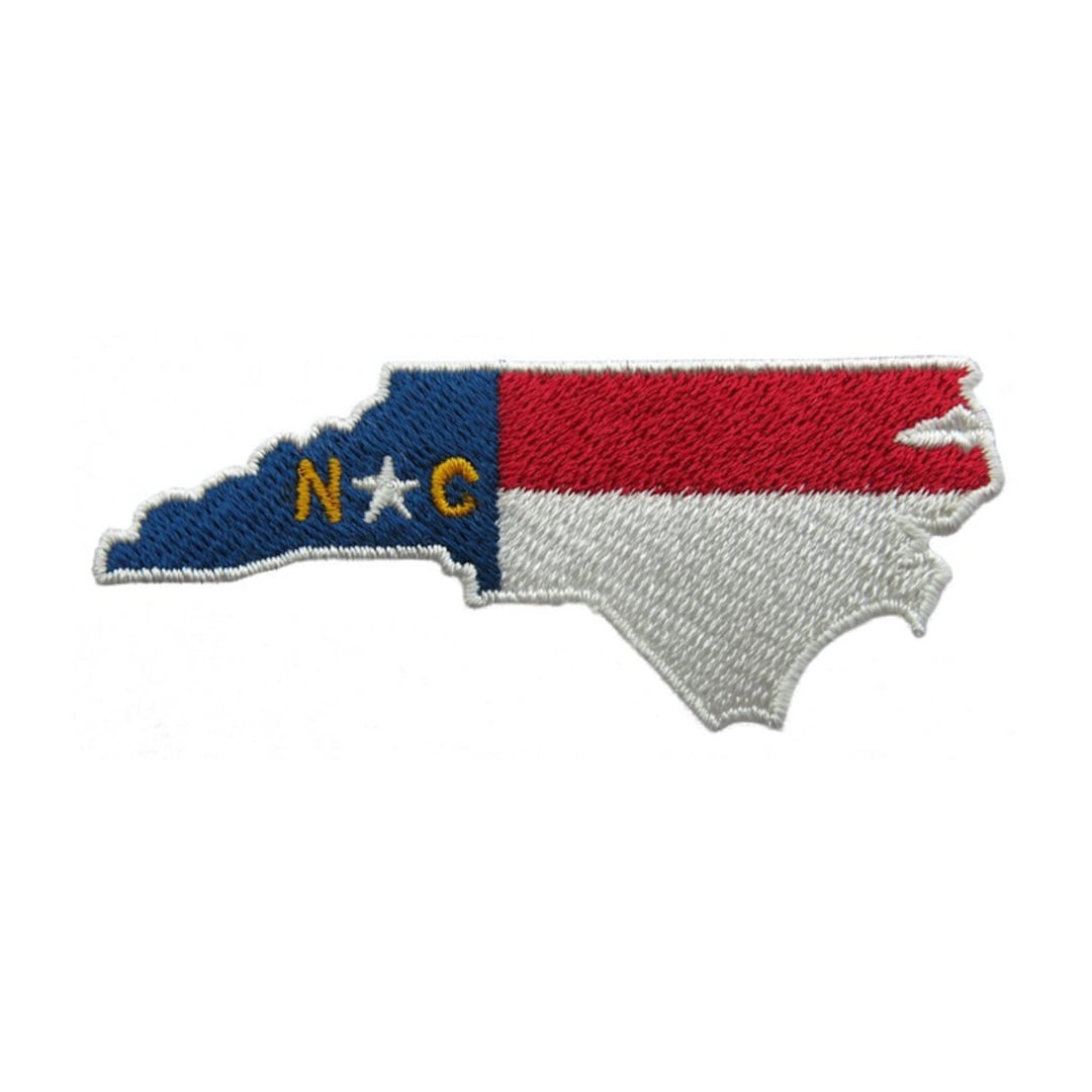 North Carolina State Flag PES DST Machine Embroidery Instant Download ...