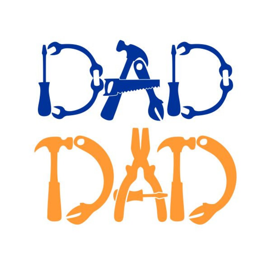 Dad Hand Tools Cuttable Design SVG PNG DXF & Eps Designs Cricut Cameo ...