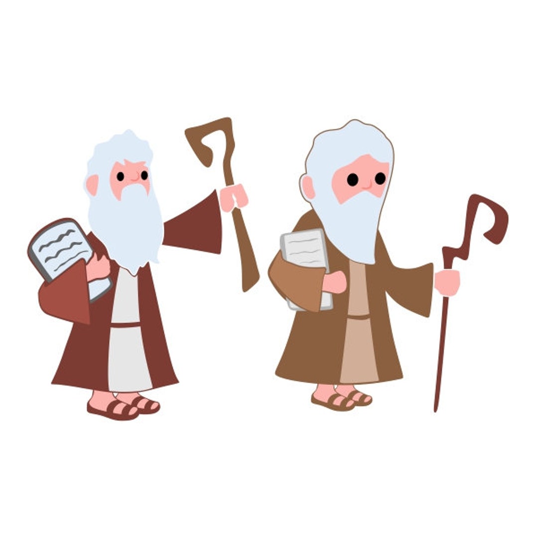 Moses Cuttable Design SVG PNG DXF & Eps Designs Cricut Cameo - Etsy